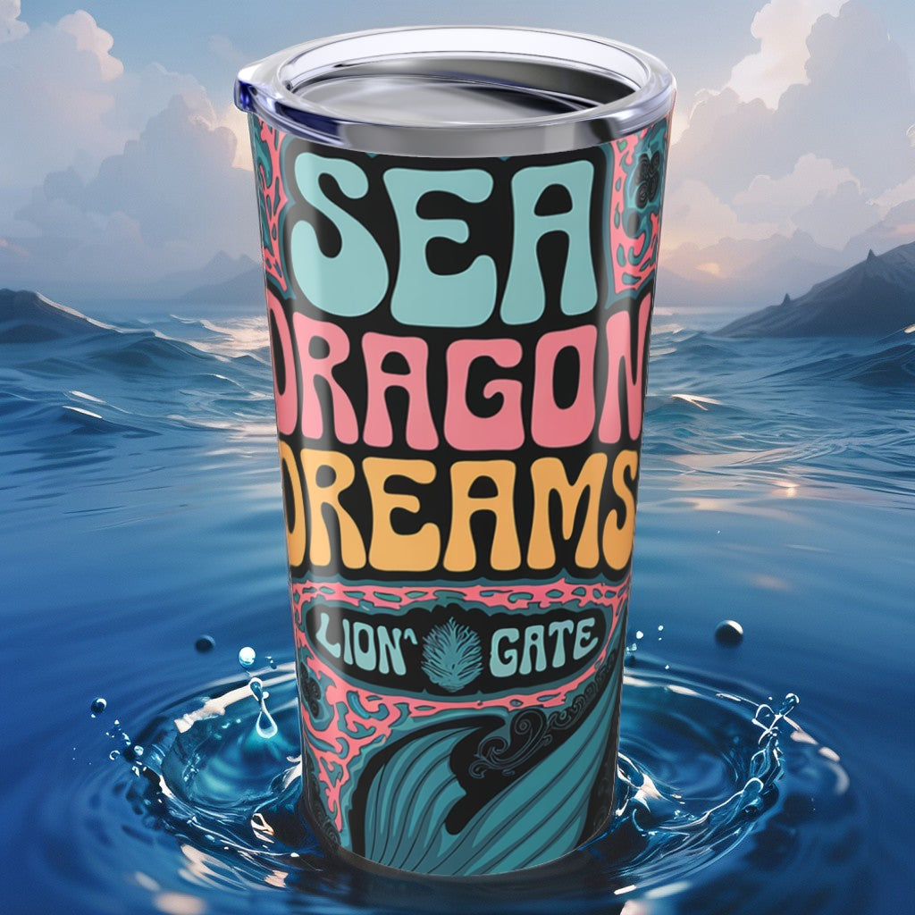Tumbler 20oz - Sea Dragon Dreams Merman